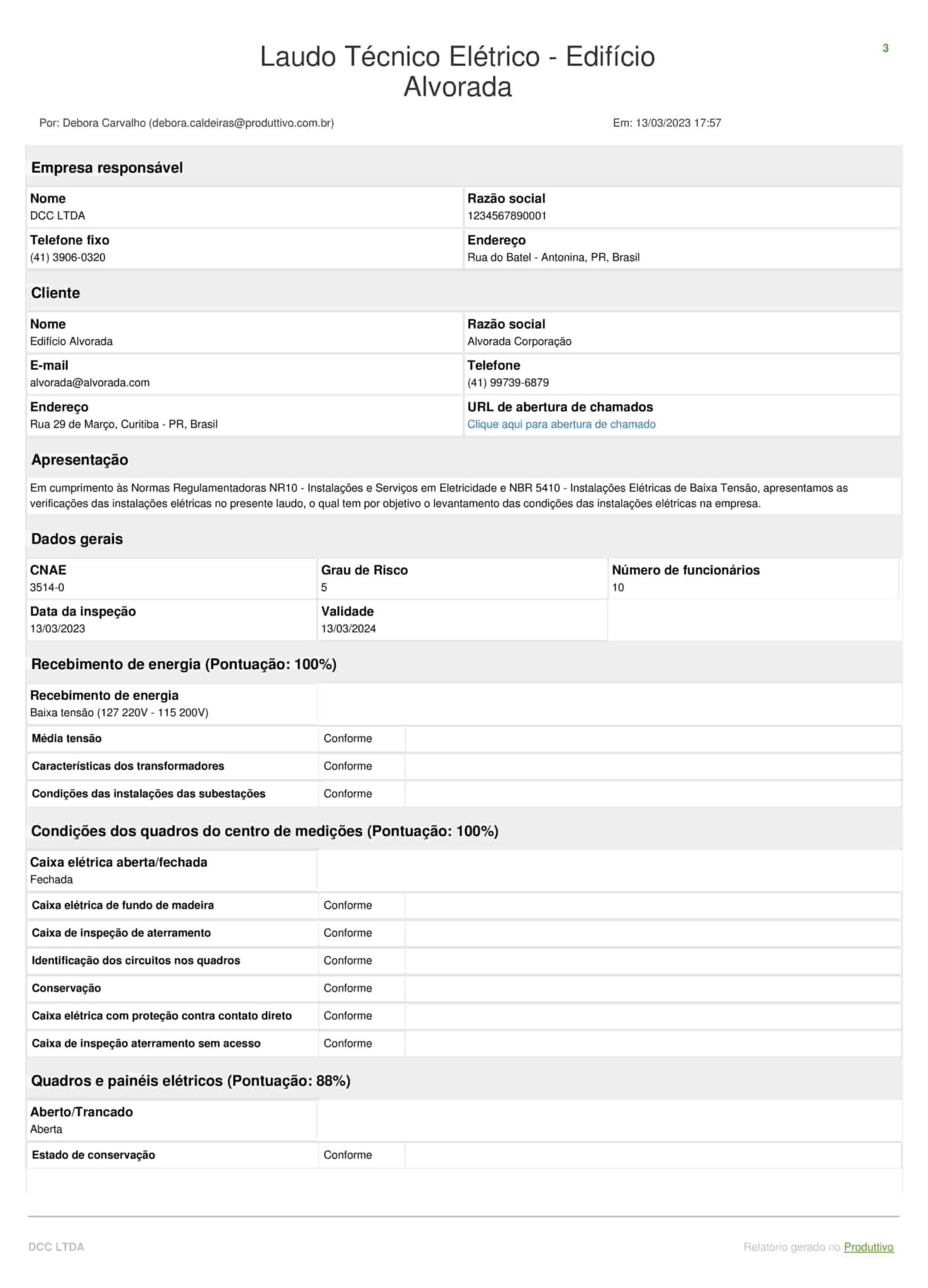 Laudo técnico elétrico: o que é, como fazer e modelo pronto