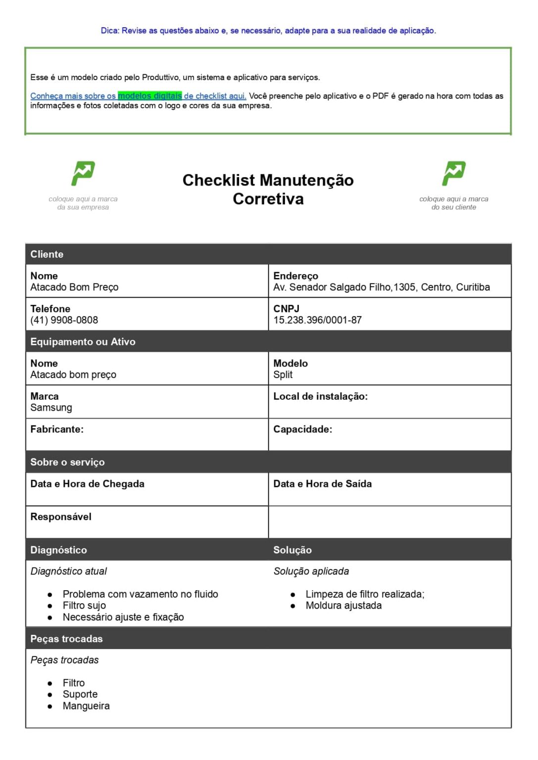 Modelo de checklist: 16 modelos gratuitos em Word