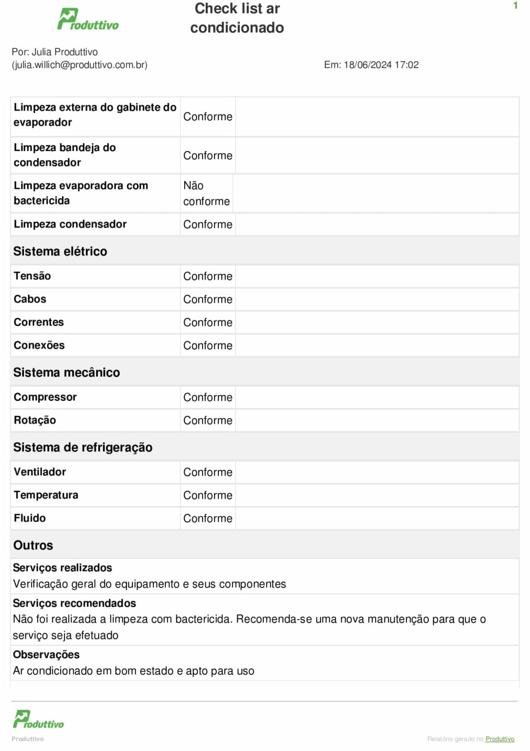 Check list ar condicionado: como fazer + modelo
