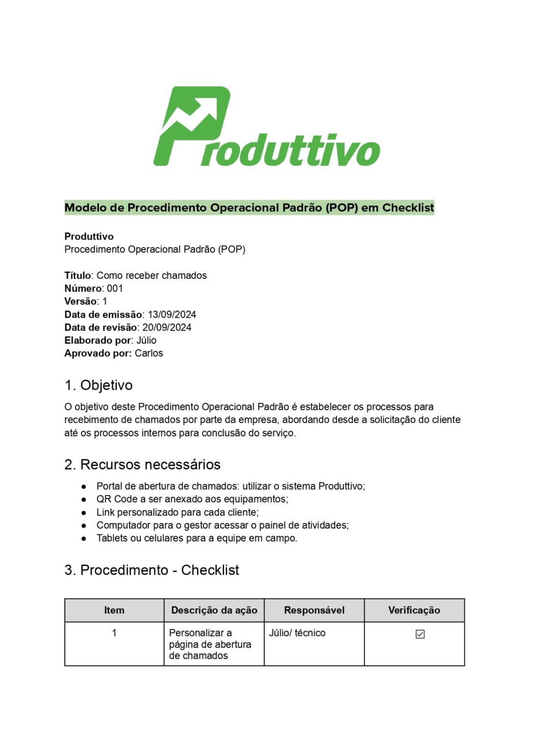 Procedimento Operacional Padrão POP: como fazer + modelos